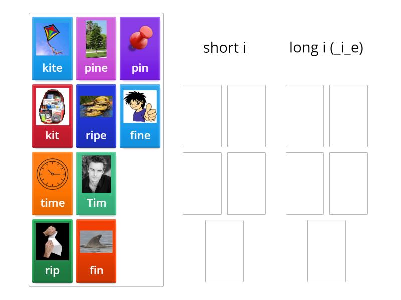 short i /long i - Group sort
