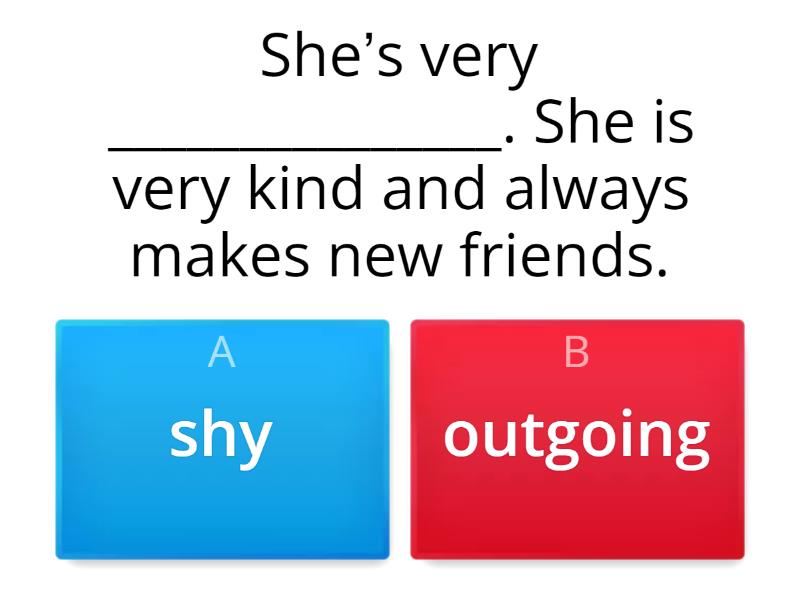 Describing my best friend. - Quiz