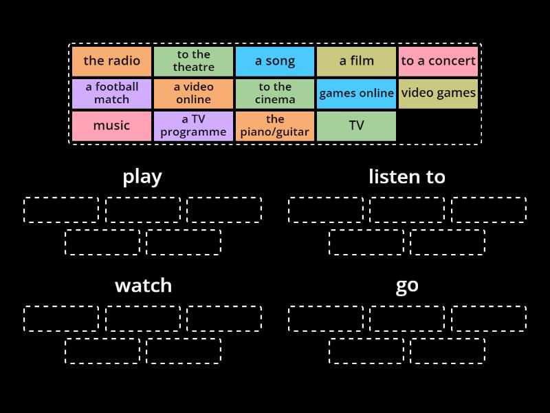 Roadmap a2 unit 3C Free time activities 2 - Group sort
