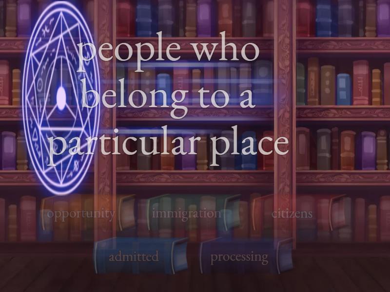 Paper Son Vocabulary - Find the match