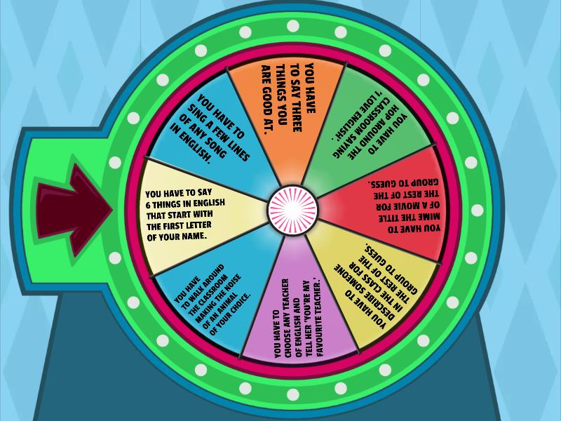 FORFEIT WHEEL! - Spin the wheel