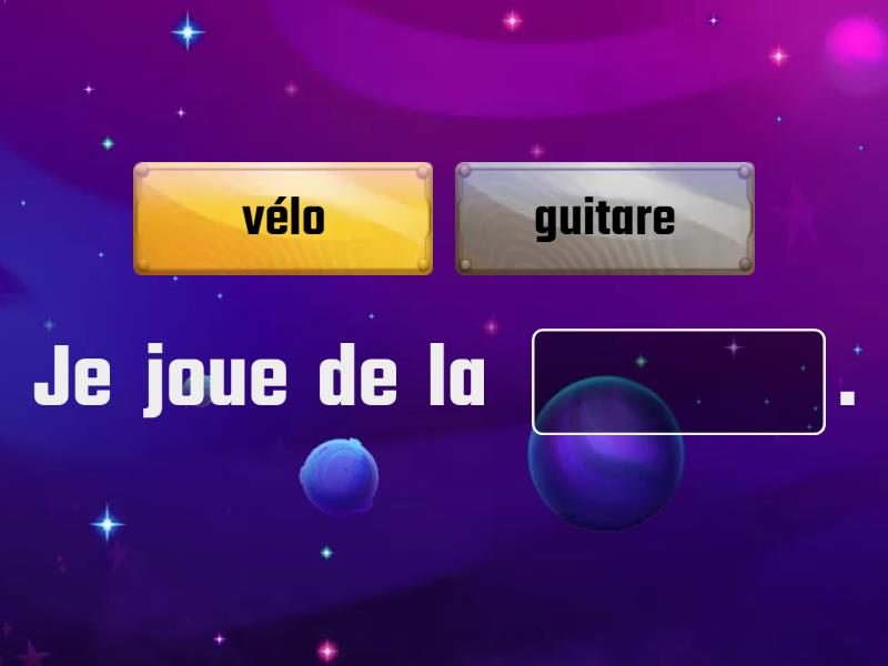 Chapitre 5, le temps libre - Missing word