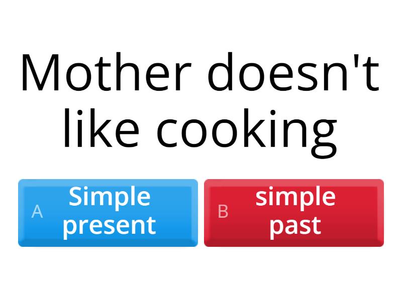 Simple Present Vs Simple Past - Quiz