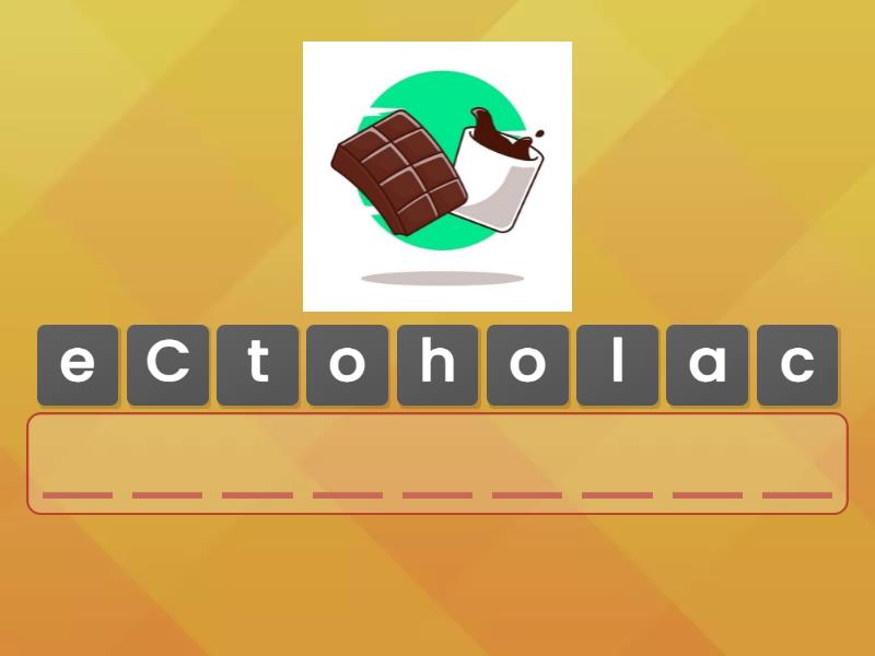 Ordenar palabras con la "Ch" - Anagrama