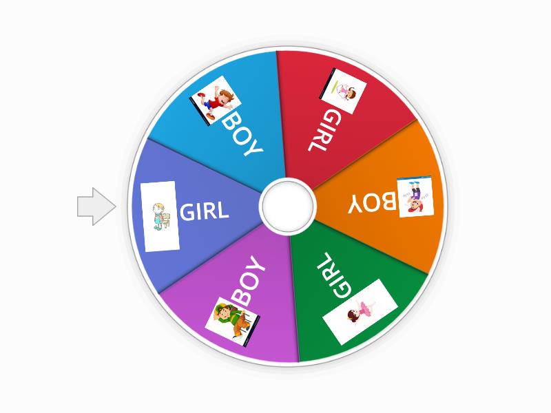 BOY OR GIRL - Spin the wheel