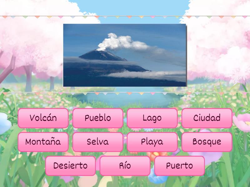 Vocabulario de naturaleza en español - Cada oveja con su pareja