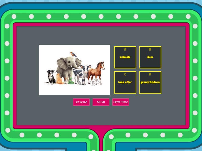 Unit 1 Part 3 - Vocabulary - Gameshow quiz