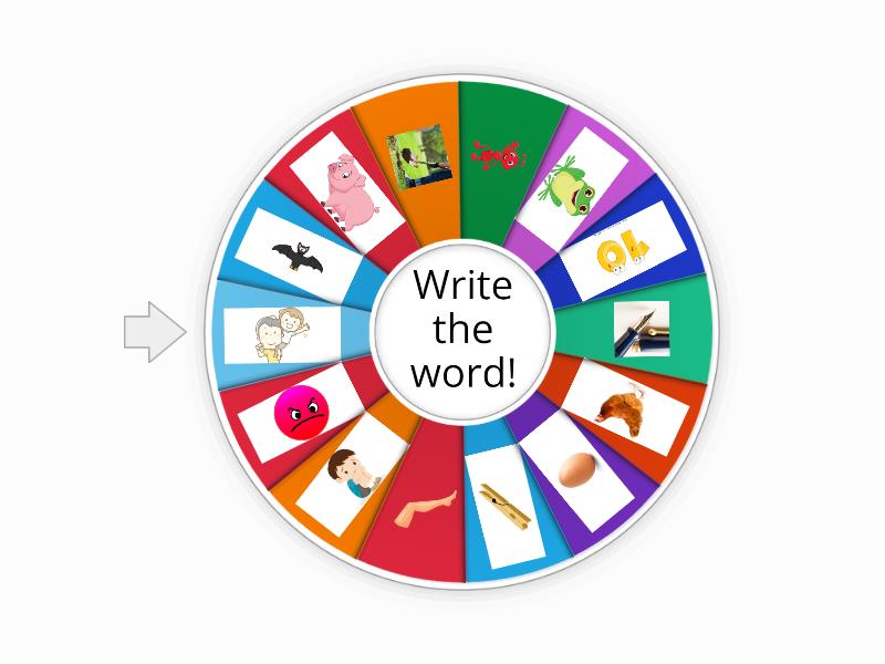 Phonics Wheel - Random wheel