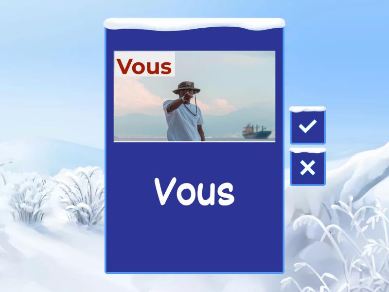 Le verbe "vouloir" au présent - Flash cards