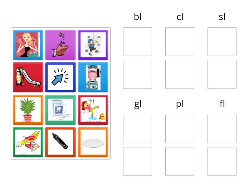 l blends sort - Group sort
