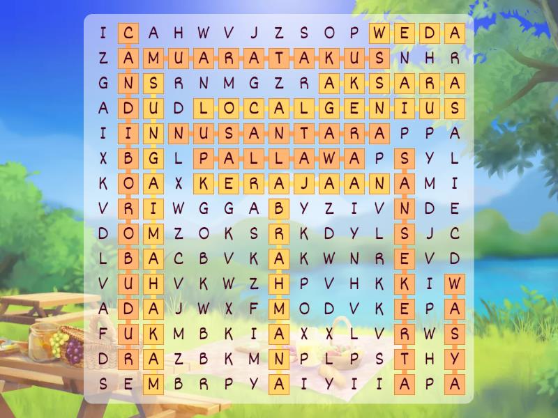 Nasaribide 7c - Wordsearch