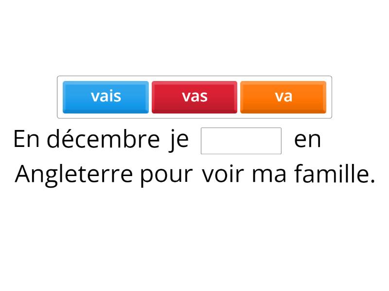 Aller - venir - habiter - Complete the sentence