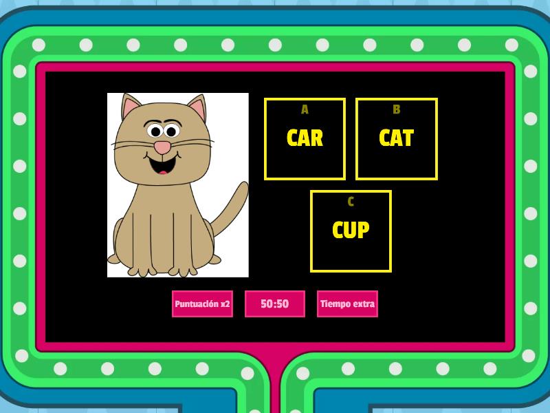 PHONICS 1 - Gameshow quiz