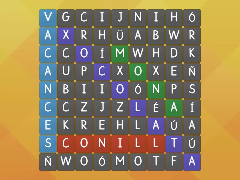 Pascua - Sopa de letras