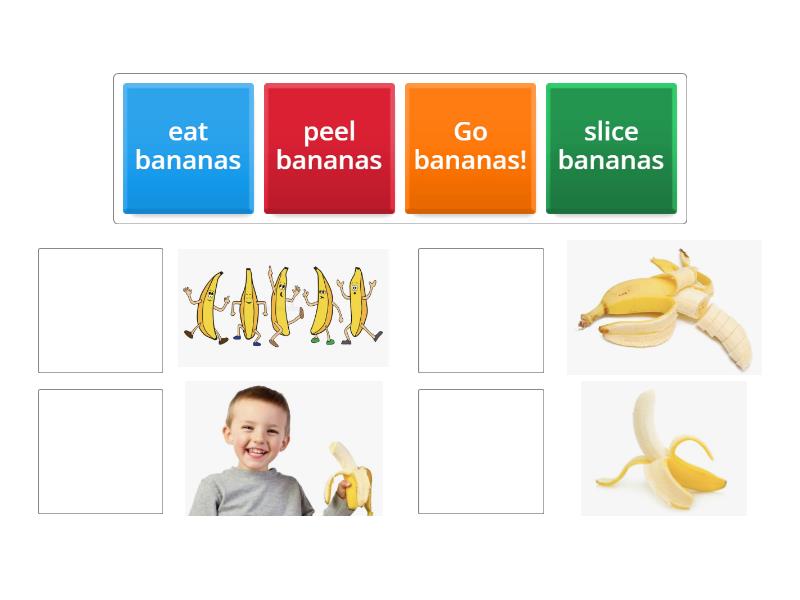 Bananas game - Match up
