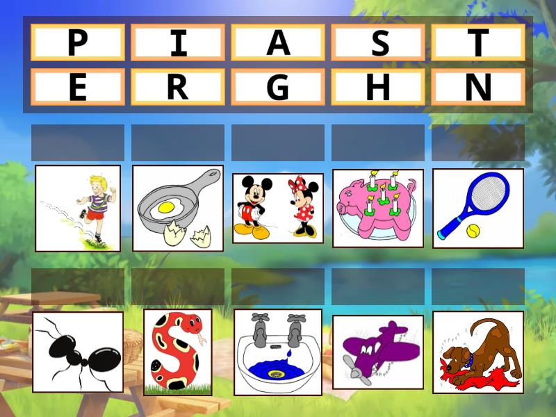 Phonics group 1 - Match up