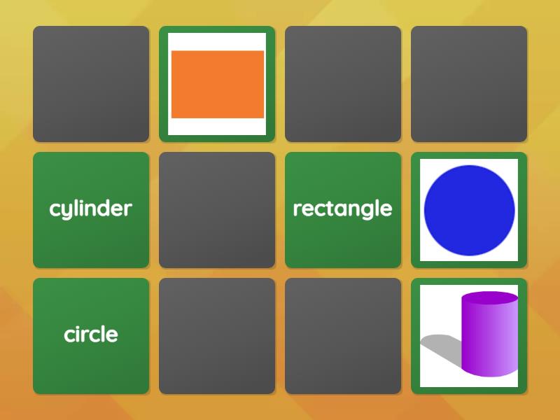2D and 3D Shape Match - Combine os pares