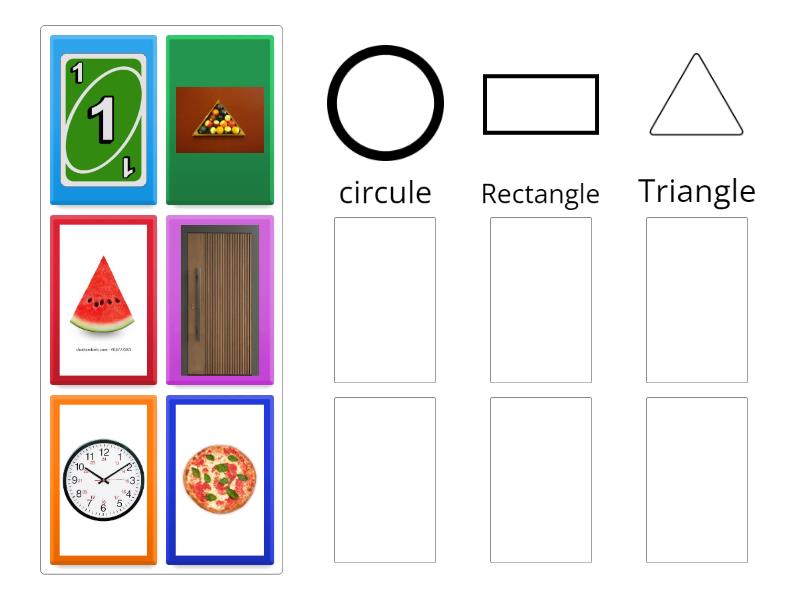 shapes classifying - Group sort