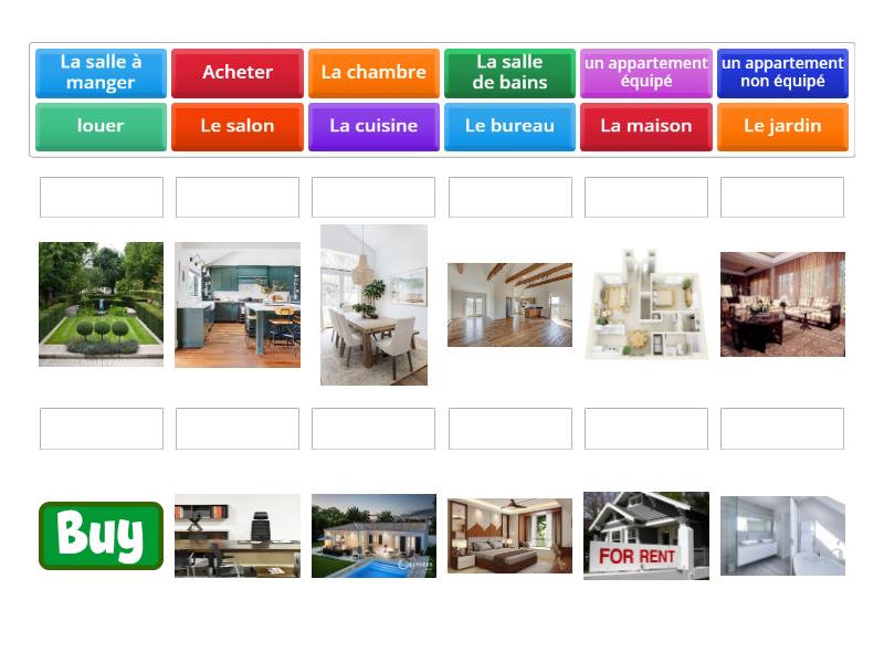 Le logement - Match up
