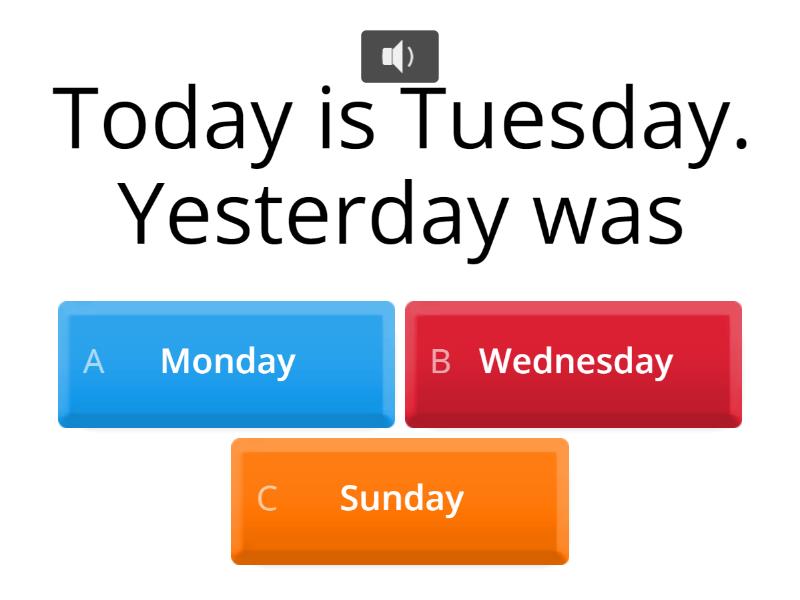 Yesterday Today - Quiz