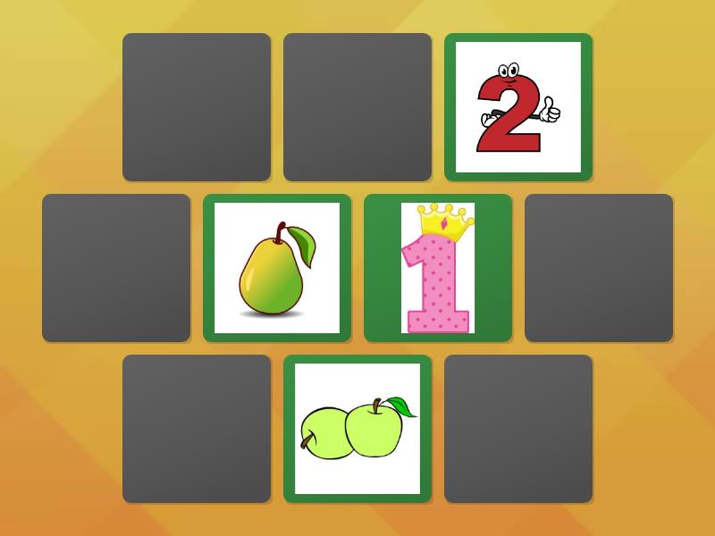Juego de parejas - Matching pairs