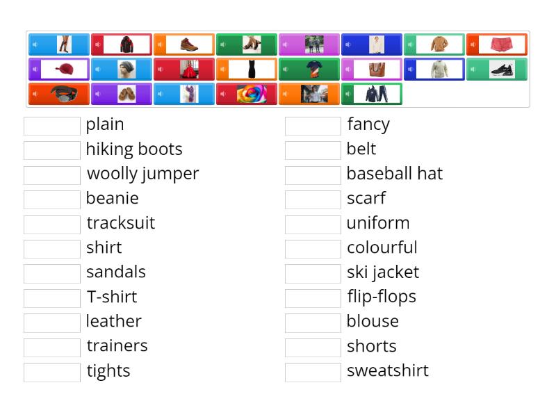 Poptropica 3 Unit 4 vocabulary - Match up