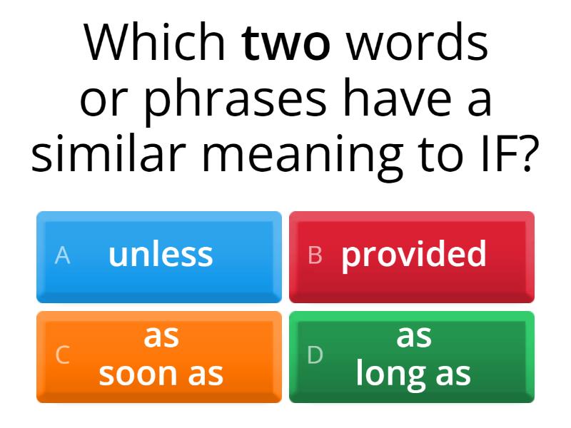 First Conditional Quiz 1172