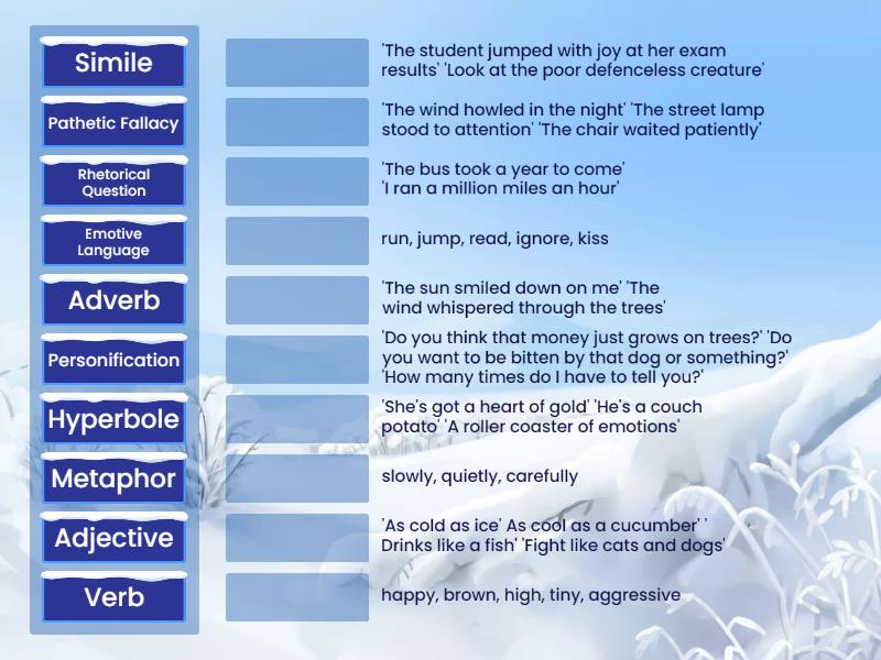 Subject Terminology #2 - Match up