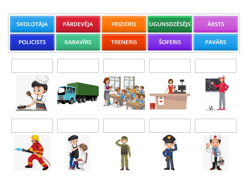 Profesijas - Match up