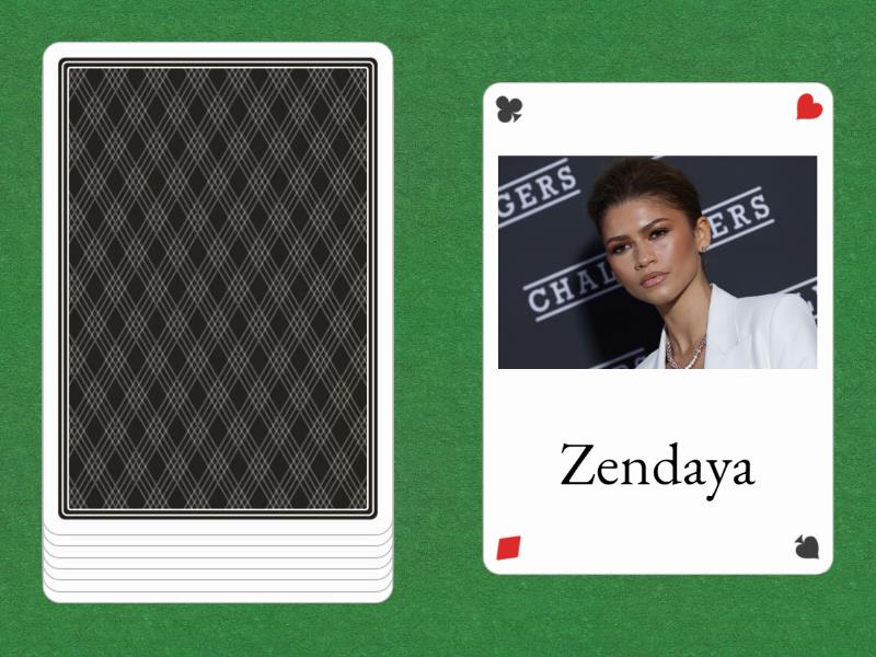 Celebrity cards - Speaking cards