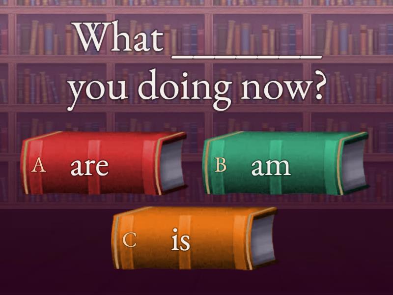 Present Continuous positive, negative, question - Quiz