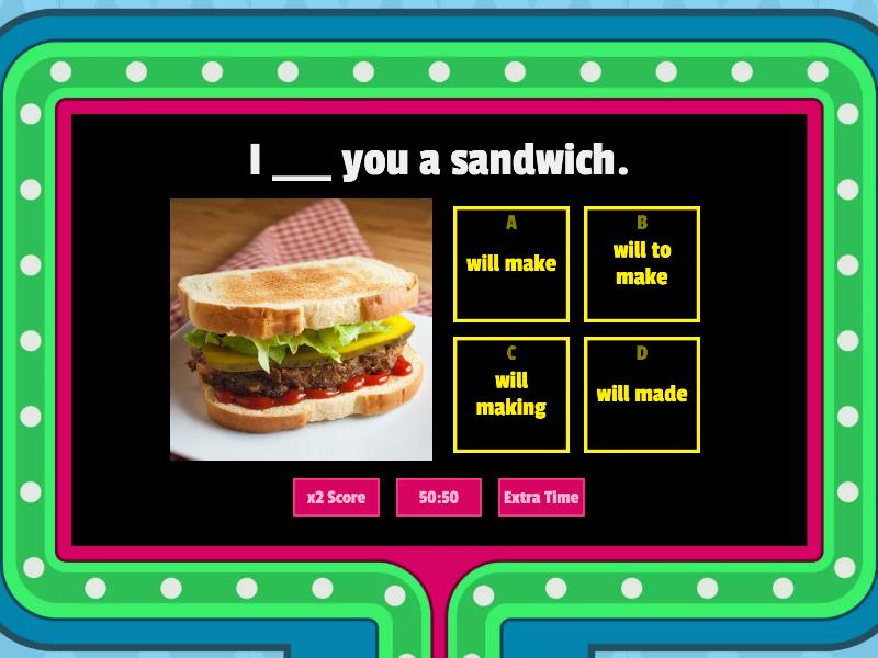 The simple future fifth grade 2 - Gameshow quiz
