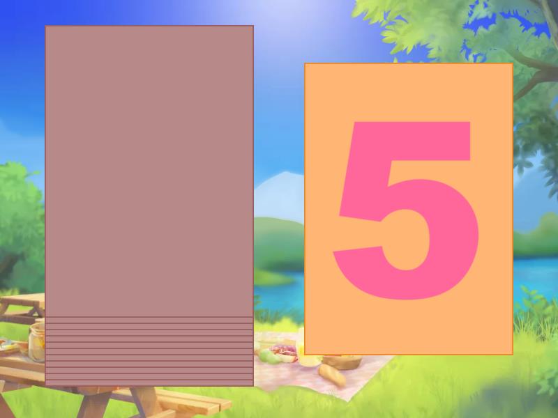 Numbers 1 - 12 - Speaking cards