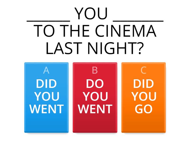 SIMPLE PAST BEGINNER - Quiz