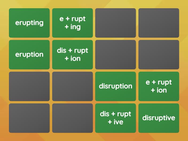 word sums - Matching pairs