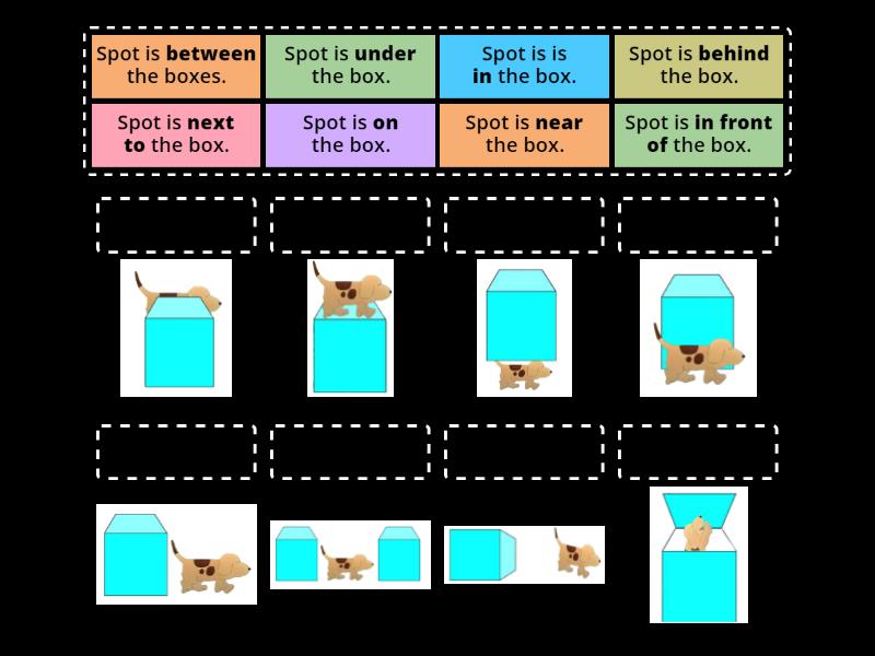 Prepositions_Place - SPOT images/sentences - Match up