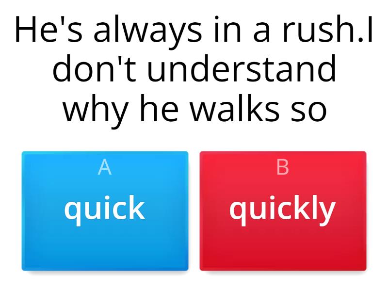 Wordwall_ Adverbs - Quiz