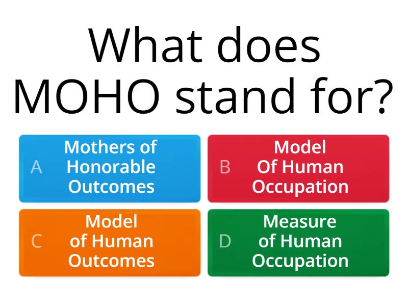 MOHO - Quiz