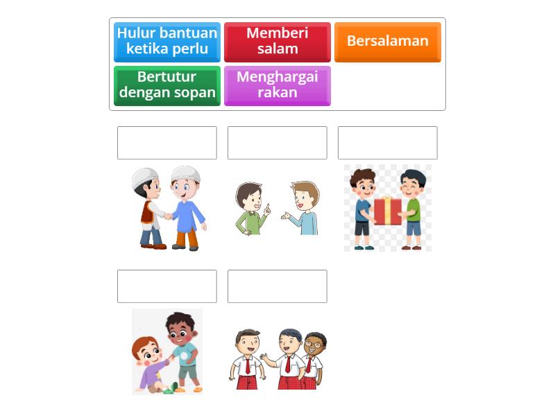 Adab Bersama Rakan - Match up