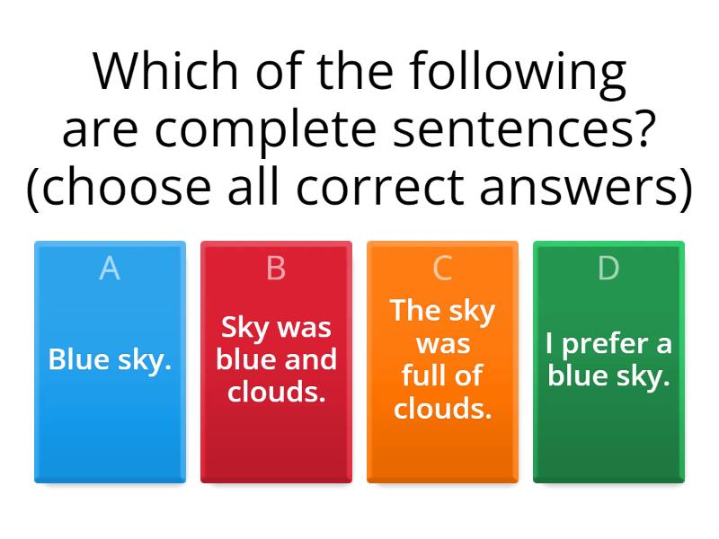 Grade 6 EQAO Sample Questions - Quiz