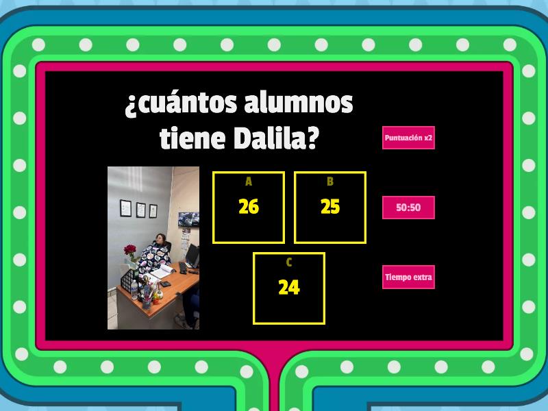 Conozco mi escuela - Gameshow quiz