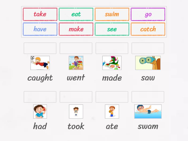 SJ3. Module 8. Irregular Verbs - Match up