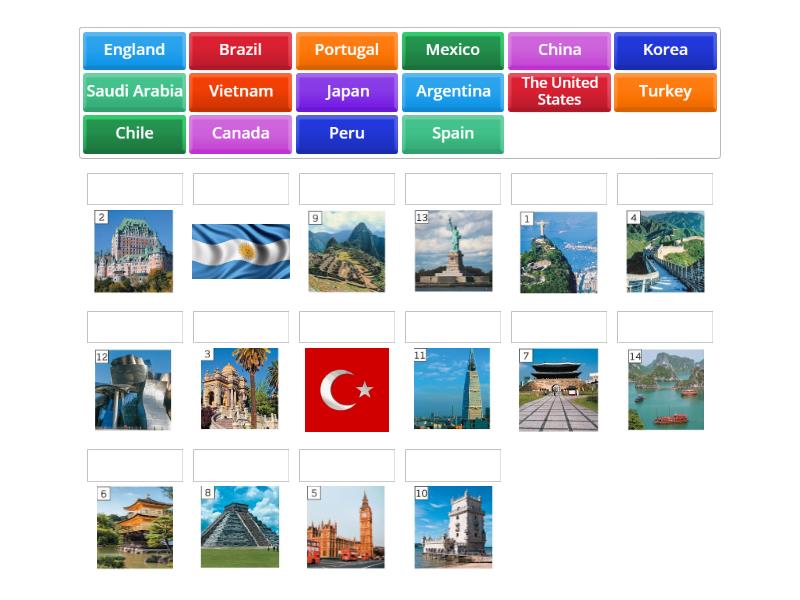 Countries - Match up