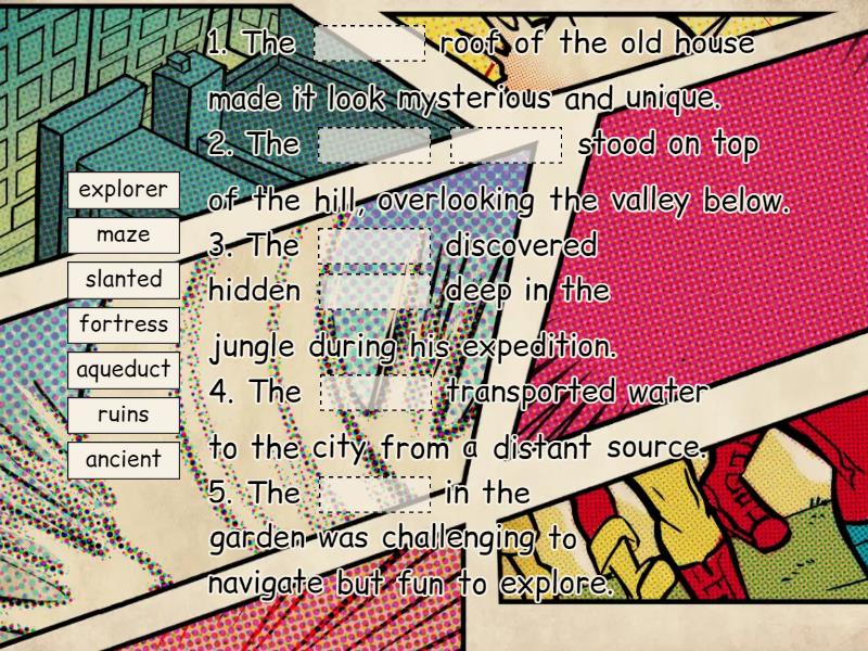 Ff5 Unit 10 L6 words in sentences - Missing word