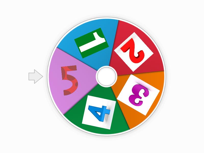 NUMBERS - Spin the wheel