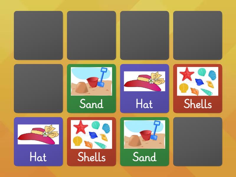 Things At The Beach - Matching pairs