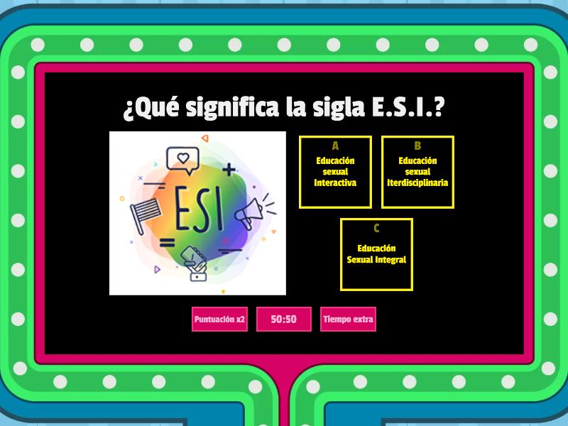 ESI - Gameshow quiz