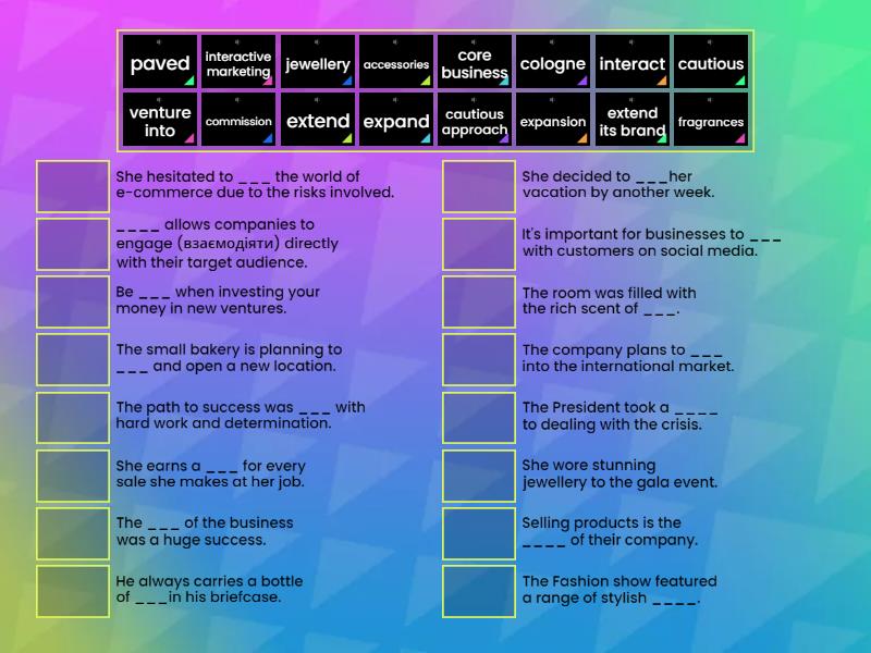 BPB1+, Lesson 2.1 - Match up