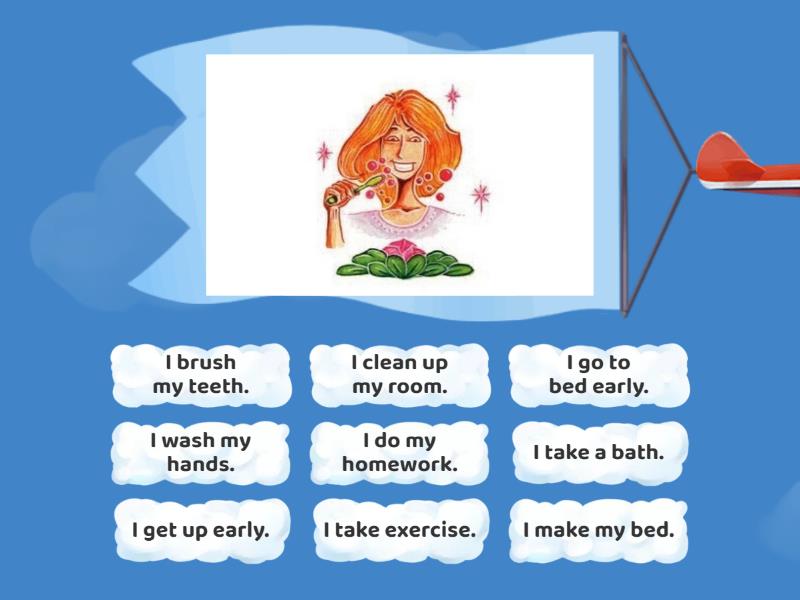 DAILY ROUTINES - Find the match