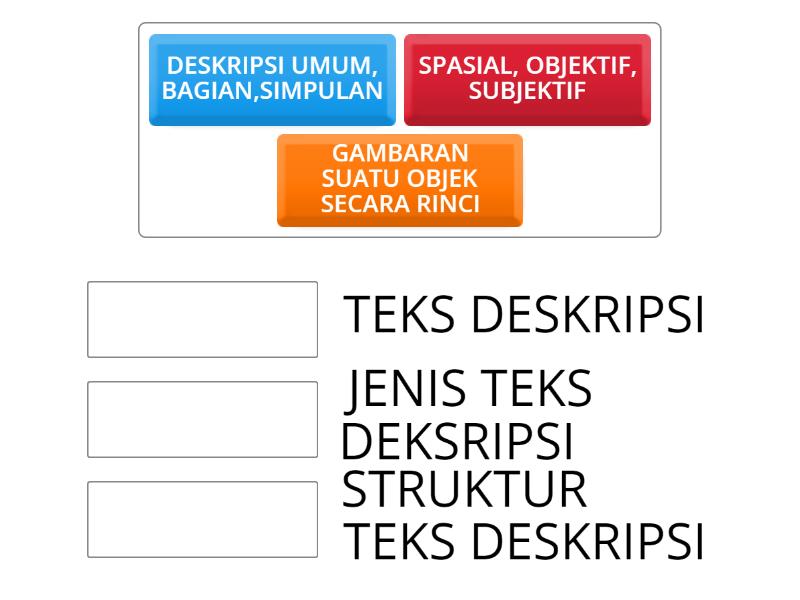 TEKS DESKRIPSI - Match up